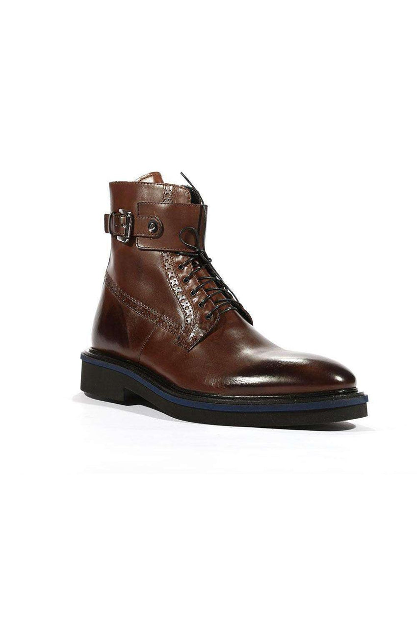 Cesare Paciotti Luxury Italian Men's Boots Buckhold Foam Caffe 308 Mad ...