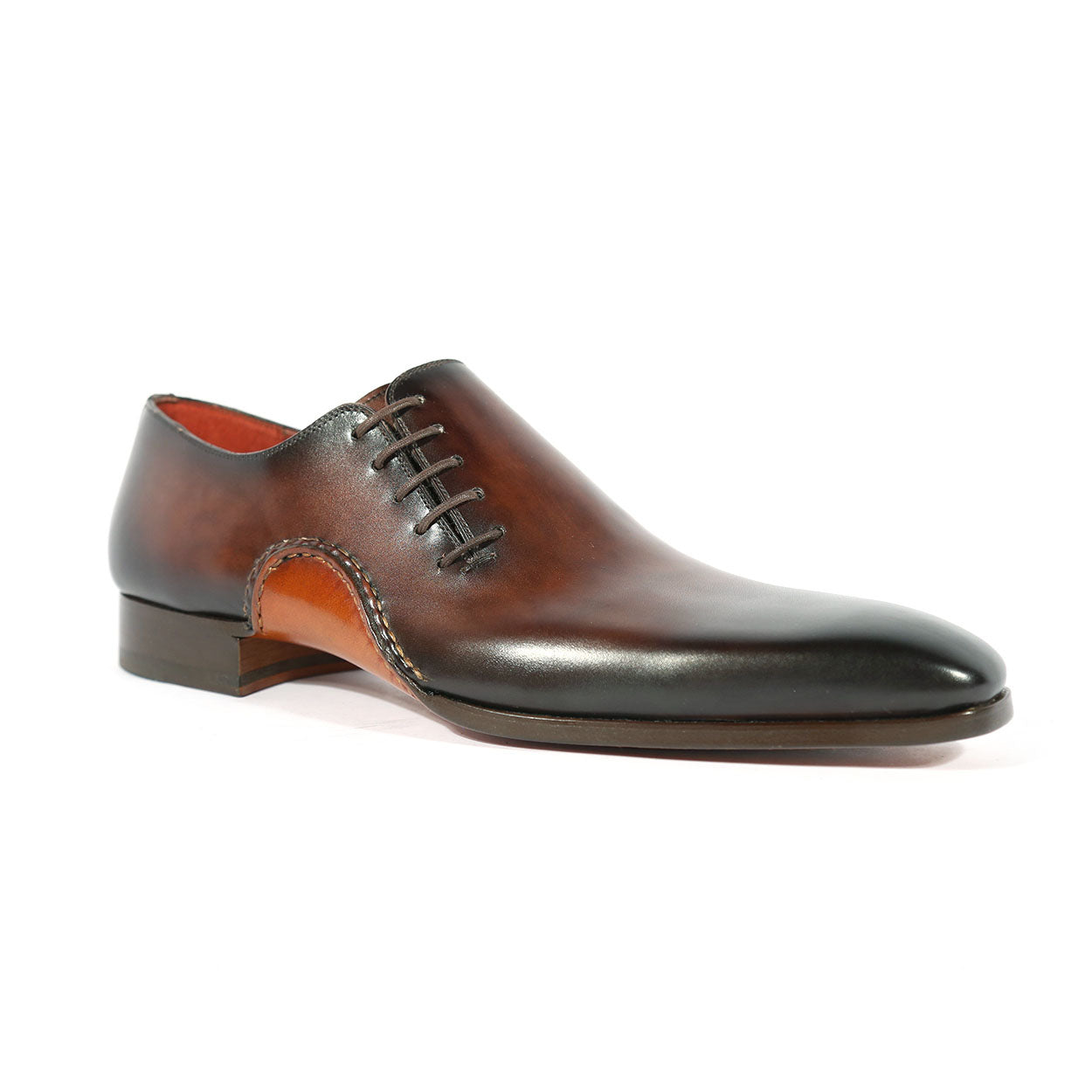 Magnanni 15024 Abrahan Men's Shoes Brown Calf-Skin Leather Whole-Cut O ...
