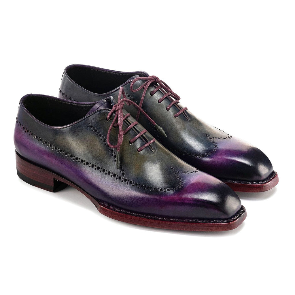 Paul Parkman Men's Handmade Shoes Hand-Painted Leather Goodyear Welted ...