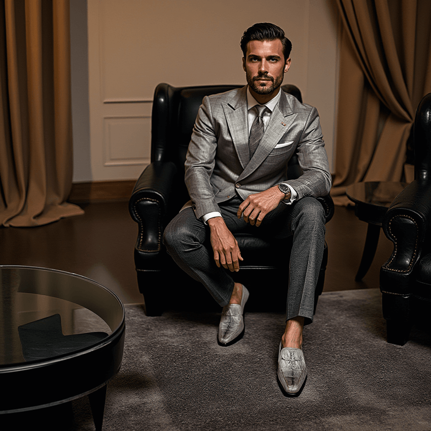 Mauri W3 Men's Bi-Fold Exotic Crocodile / Nappa Leather / Didier Fabri ...